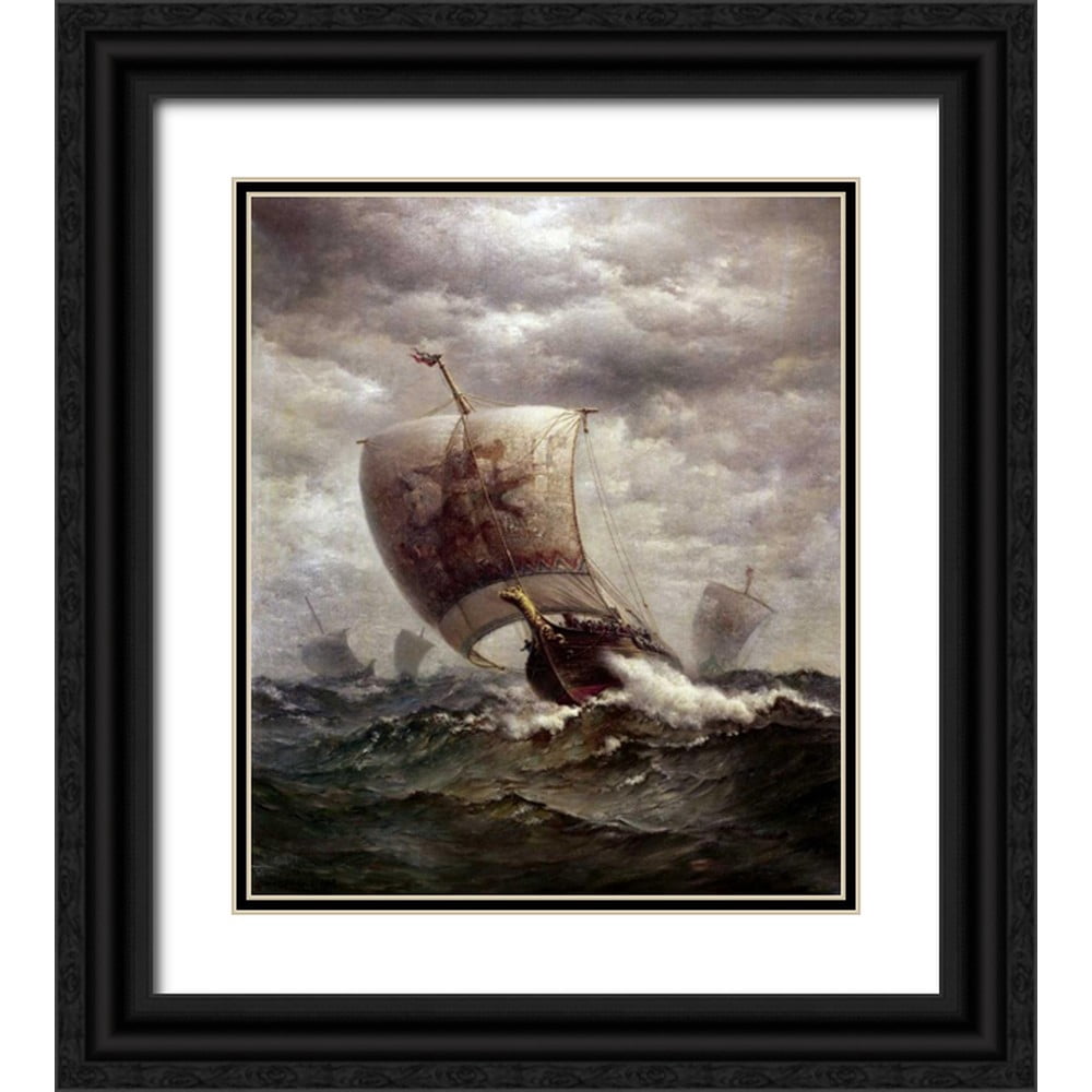 Tyler, James Gale 26x30 Black Ornate Wood Framed with Double Matting ...