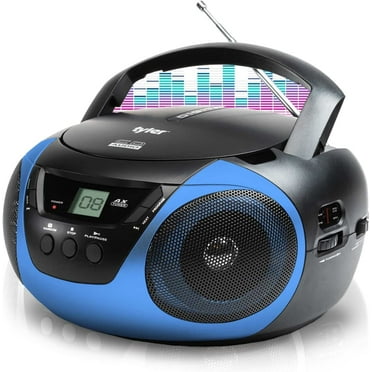 Portable Electric CD Player with AM-FM Stereo, Radio Cassette Combo ...