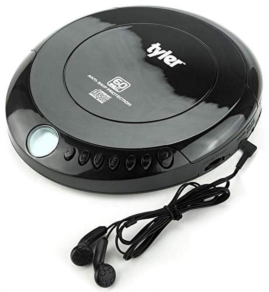 Tyler Portable Compact Anti-Skip Personal CD Player - Lightweight ...