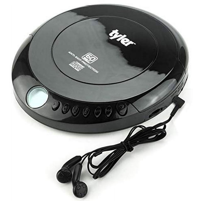 Tyler Portable Compact Anti-Skip Personal CD Player - Lightweight ...