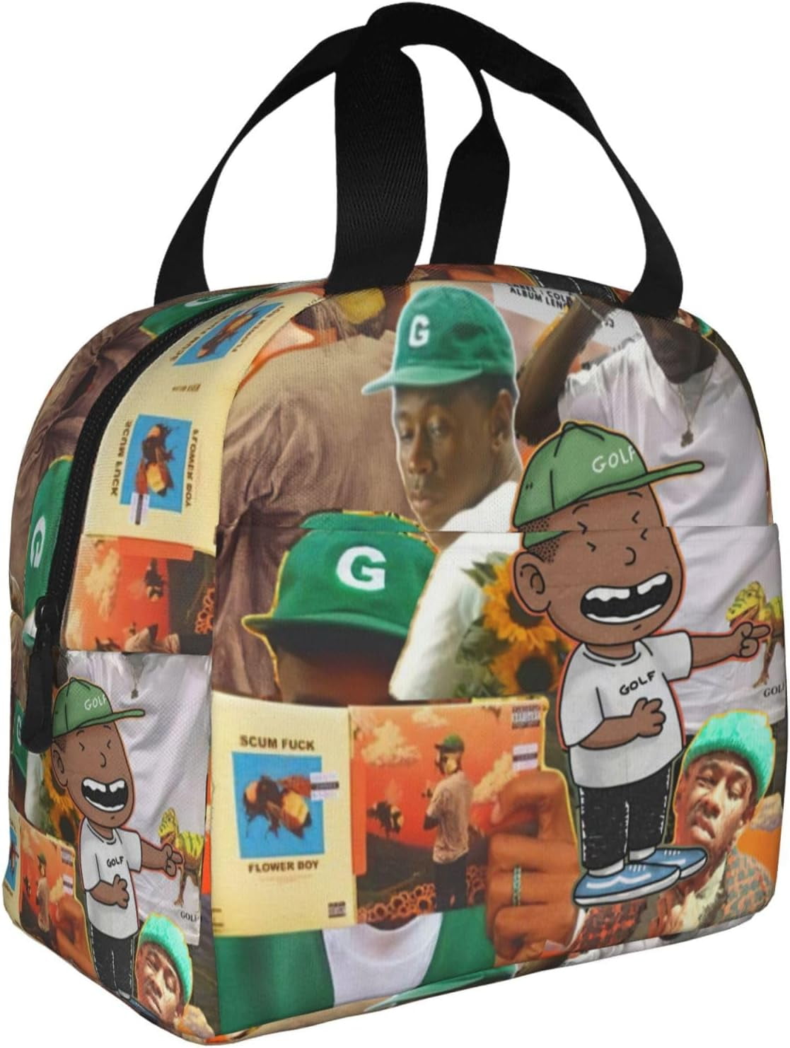 Tyler Rapper The Theme Creator Lunch Bag For Adults Reusable Insulated ...