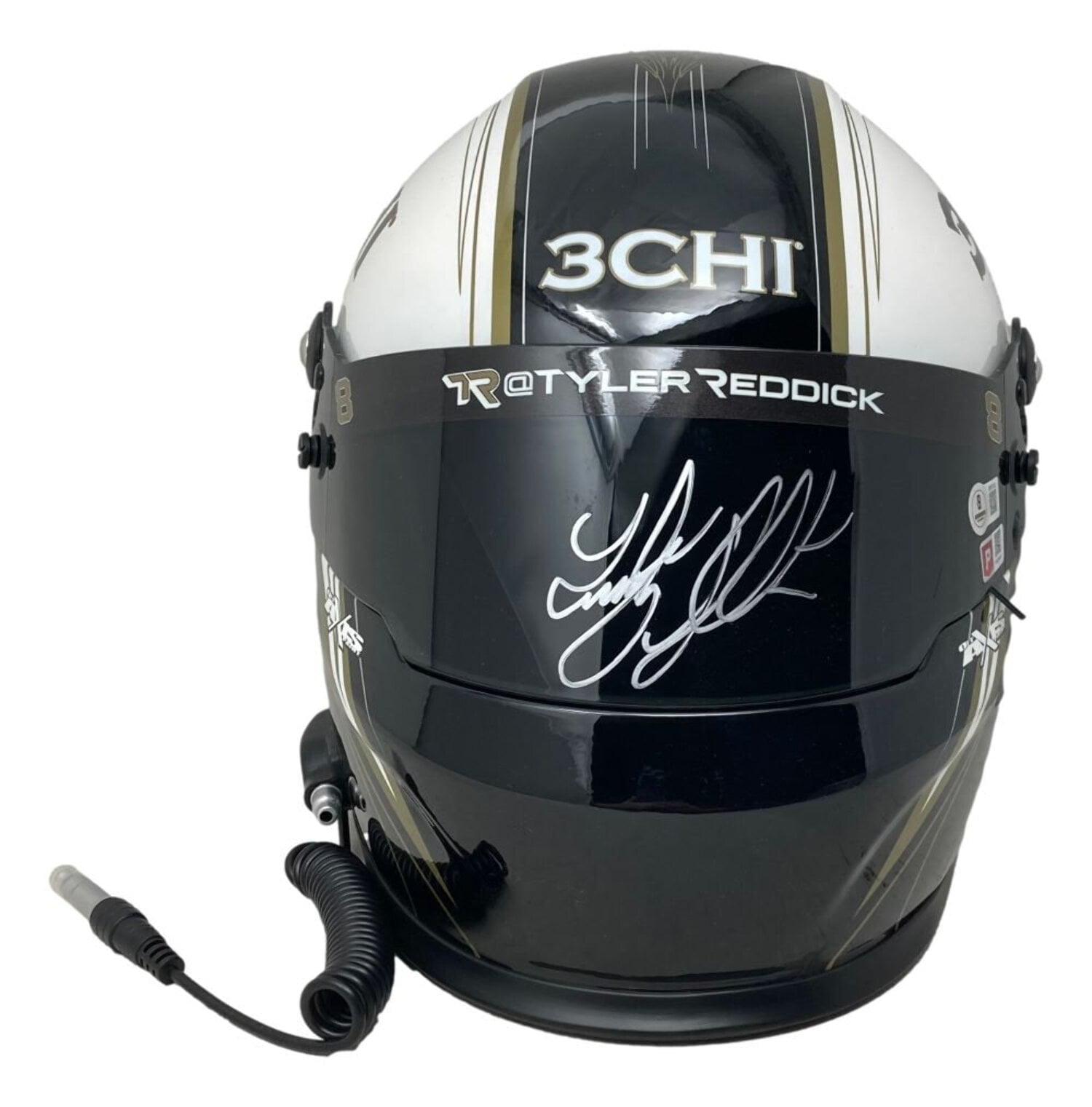Tyler Reddick Signed NASCAR 3CHI Full Size Replica Racing Helmet BAS ...
