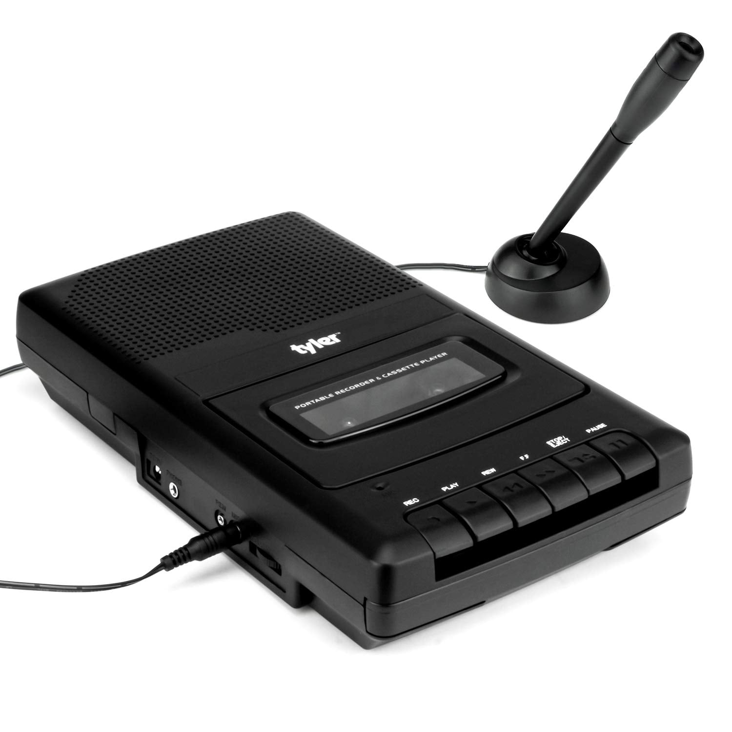 Tyler TCP-01 Portable Tape Cassette Recorder/Player with Microphone ...