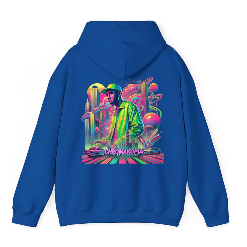 Tyler The Creator Chromakopia Hoodie Retro Hip Hop Graphic Unisex Music ...
