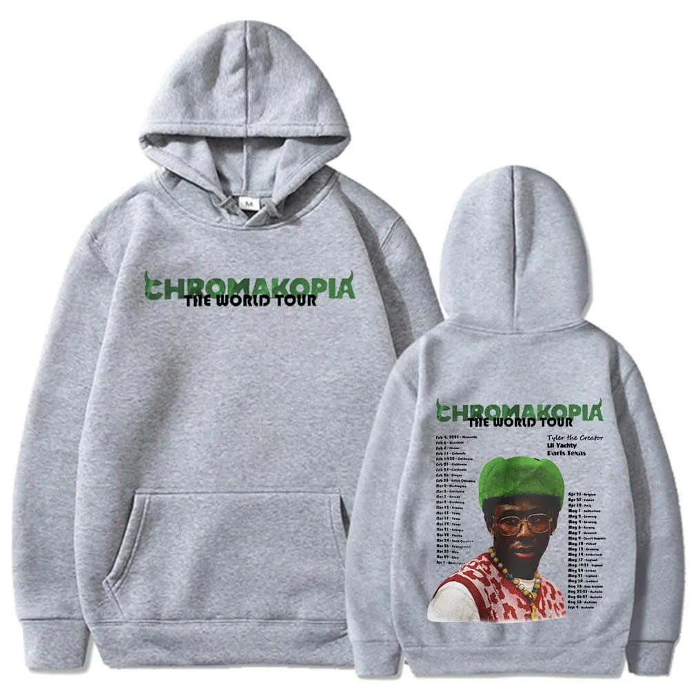 Tyler The Creator Chromakopia World Tour 2 Sides Hoodies Mens Clothing ...