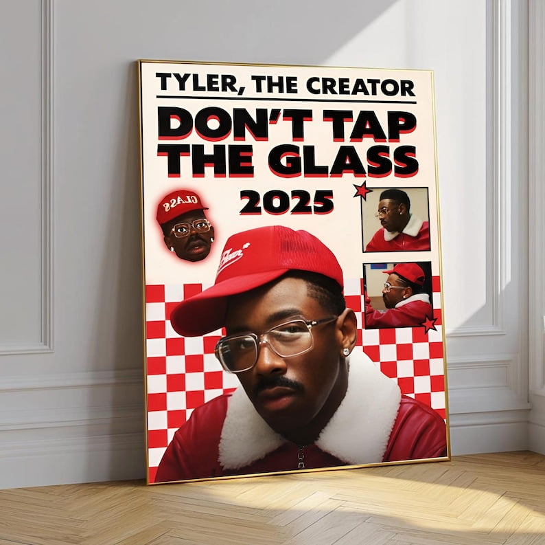 Tyler, The Creator Don’t Tap The Glass 2025 Poster – Rap Album Art Size ...