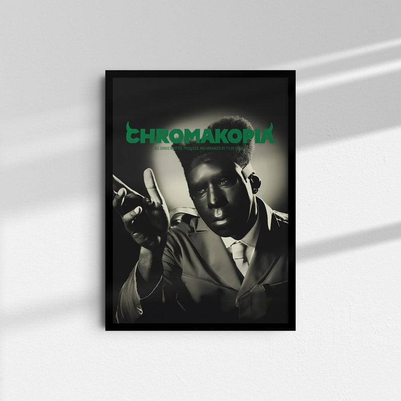 Tyler The Creator Poster - Chromakopia Album Poster - Tyler The Creator ...