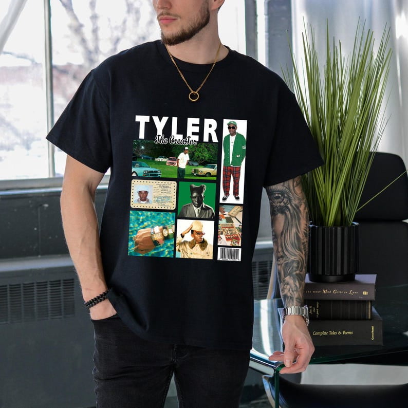 Tyler The Creator Shirt Comic Book High Quality Tee, Rapper Gift Rap ...