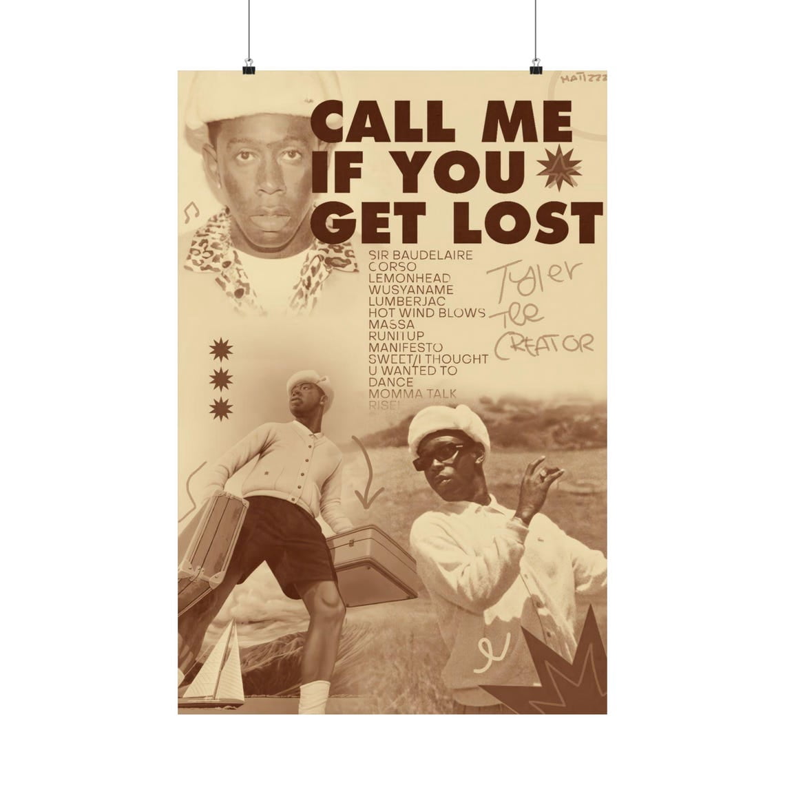 Tyler, the Creator - Poster | Rap Poster, Hip-Hop Poster - Walmart.com