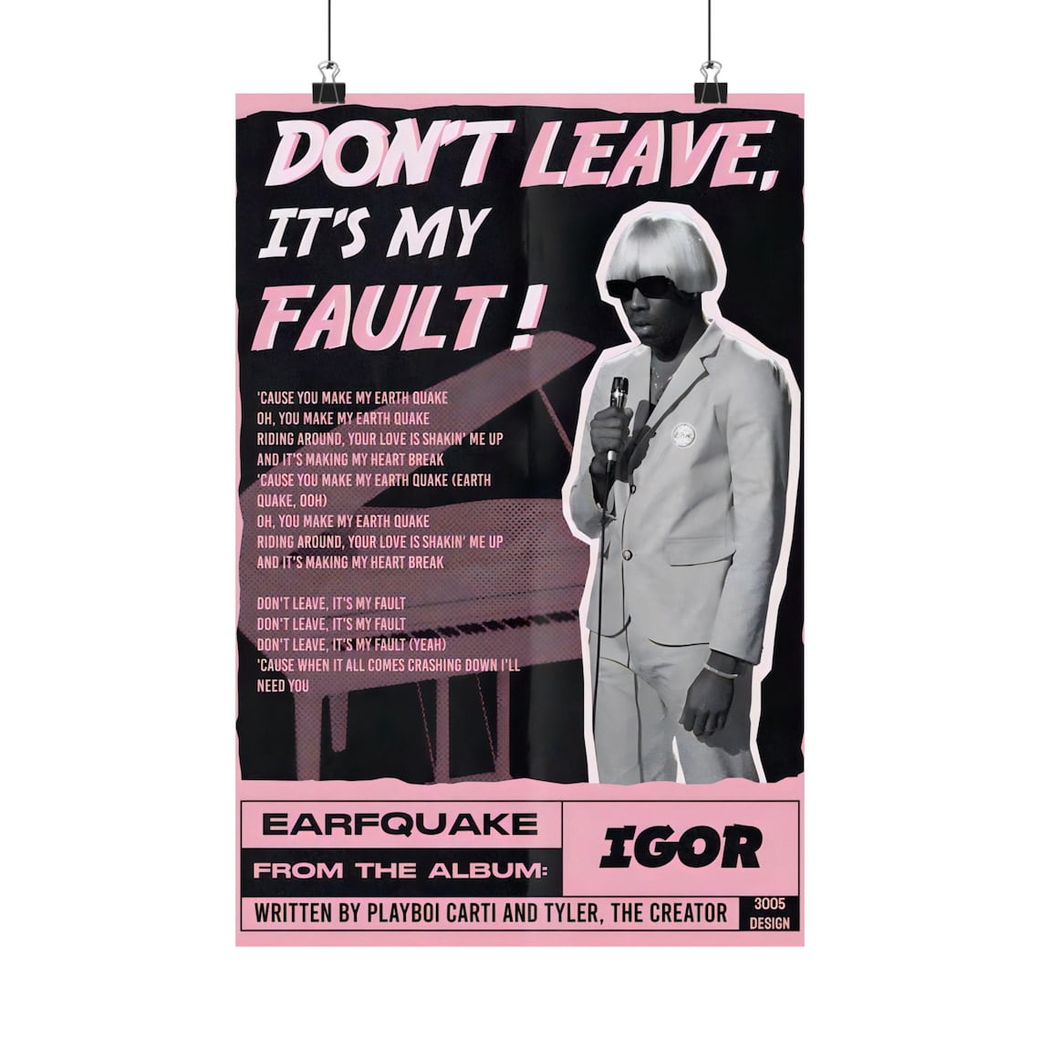 Tyler, the Creator - Poster | Rap Poster, Hip-Hop Poster - Walmart.com