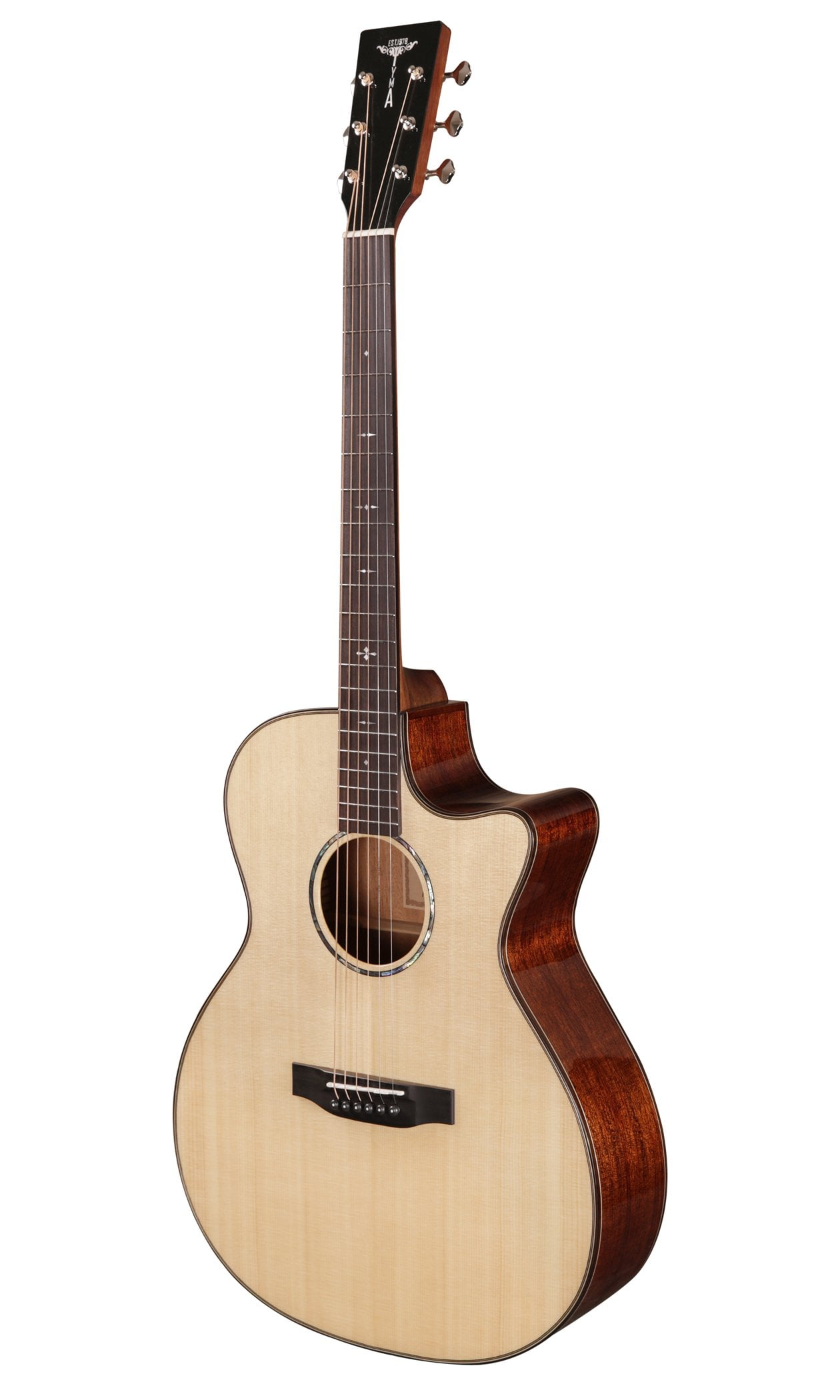 Tyma TG-10 Grand Auditorium Acoustic Guitar | Solid Sitka Spruce Top ...