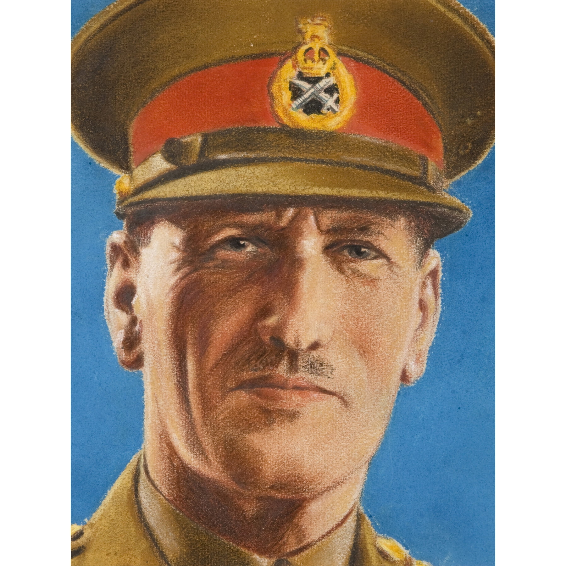 Tymim Faces WWII War UK General Auchinleck Extra Large Art Print Wall ...