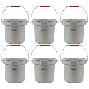 Industrial 5-Gallon Buckets with Pour Spouts for Easy Handling