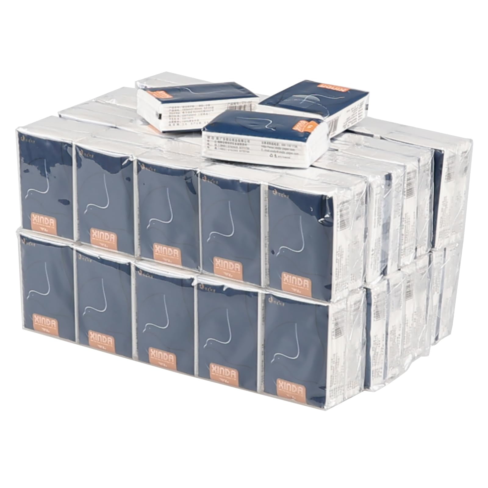 Tyminin 80 Pack Pocket MMF7 Tissues Travel Packs Bulk, 4-Ply White Mini ...