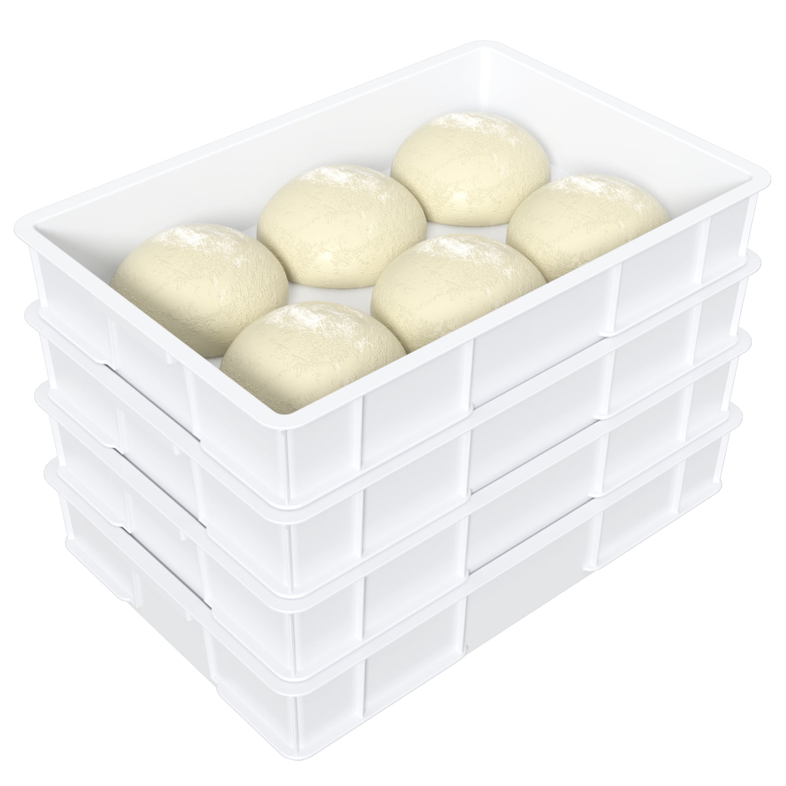 Tyminin Pizza Dough Proofing Box Tray, Stackable Commercial Quality ...