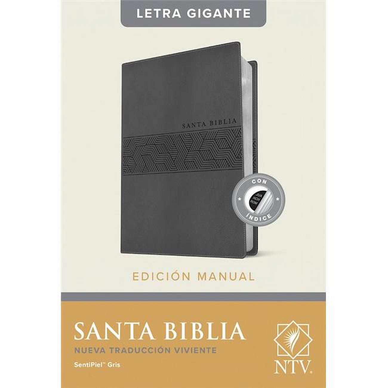 Tyndale House 222337 NTV Handy Size Print Santa Biblia Edicion Manual ...