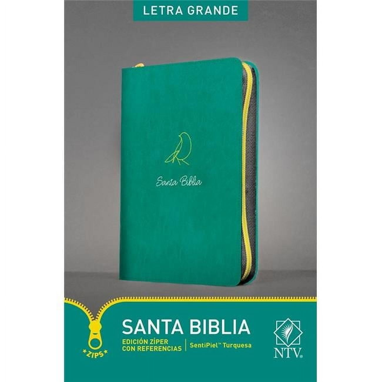 Tyndale House Publishers 331958 NTV Large Print Zipper Edition Span ...