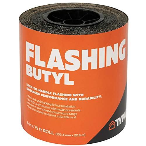 Typar Butyl Flashing Tape - 6" x 75' - Walmart.com