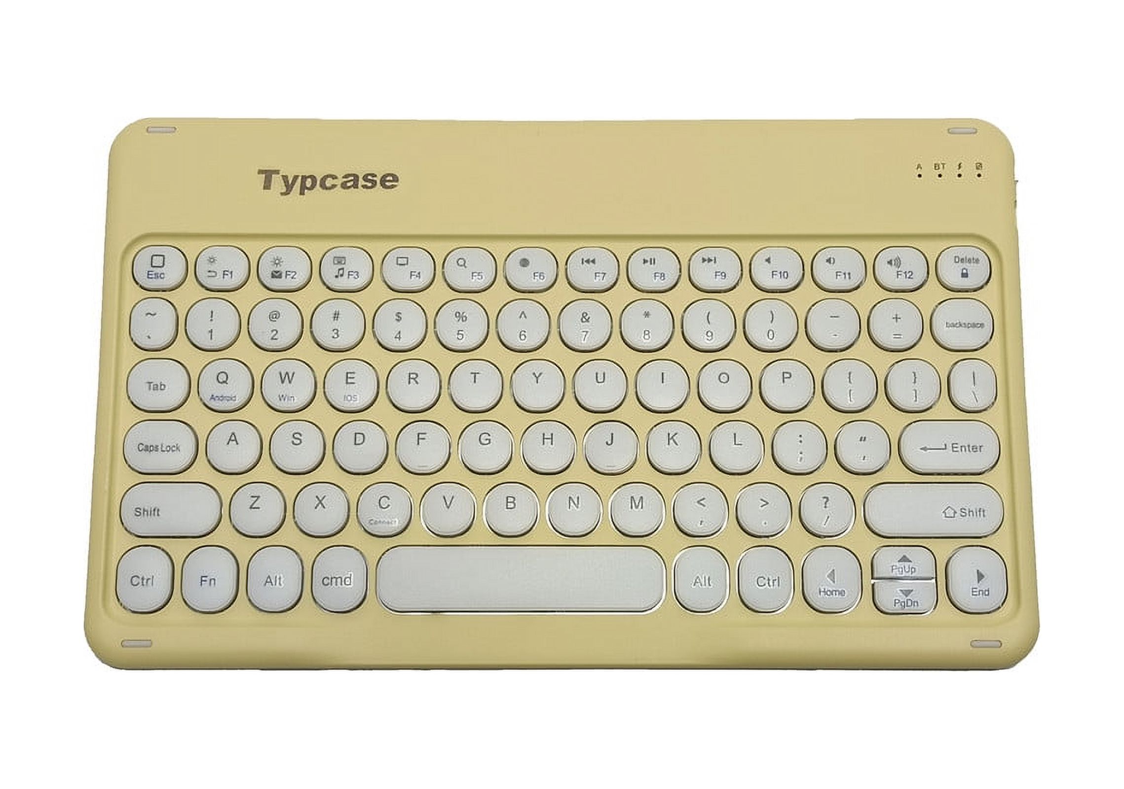 Typcase Wireless keyboard Round keys color panel, compatible with ...