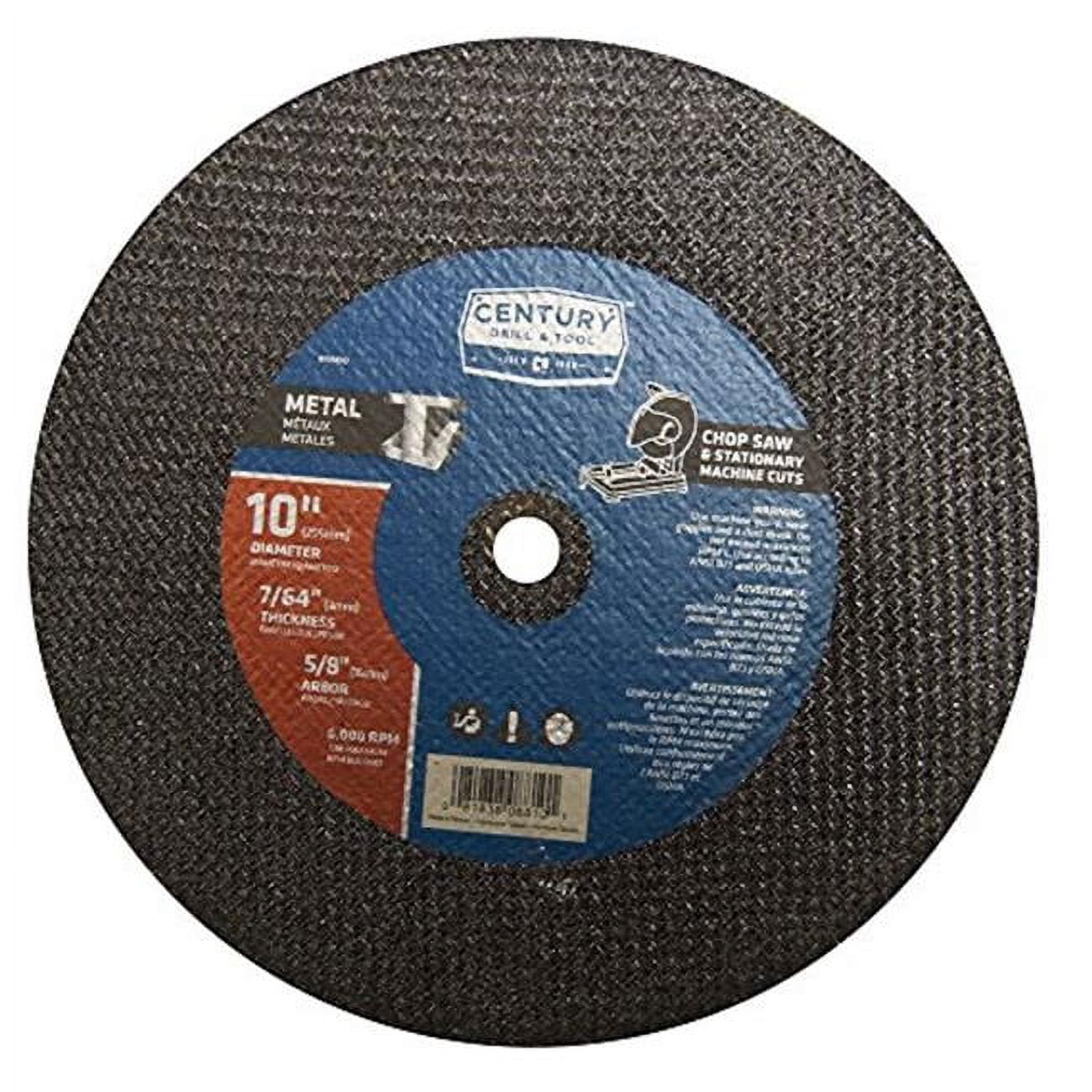 Type 1A Abrasive Saw Blade - 10 x 0.10 x 0.62 in. - Walmart.com