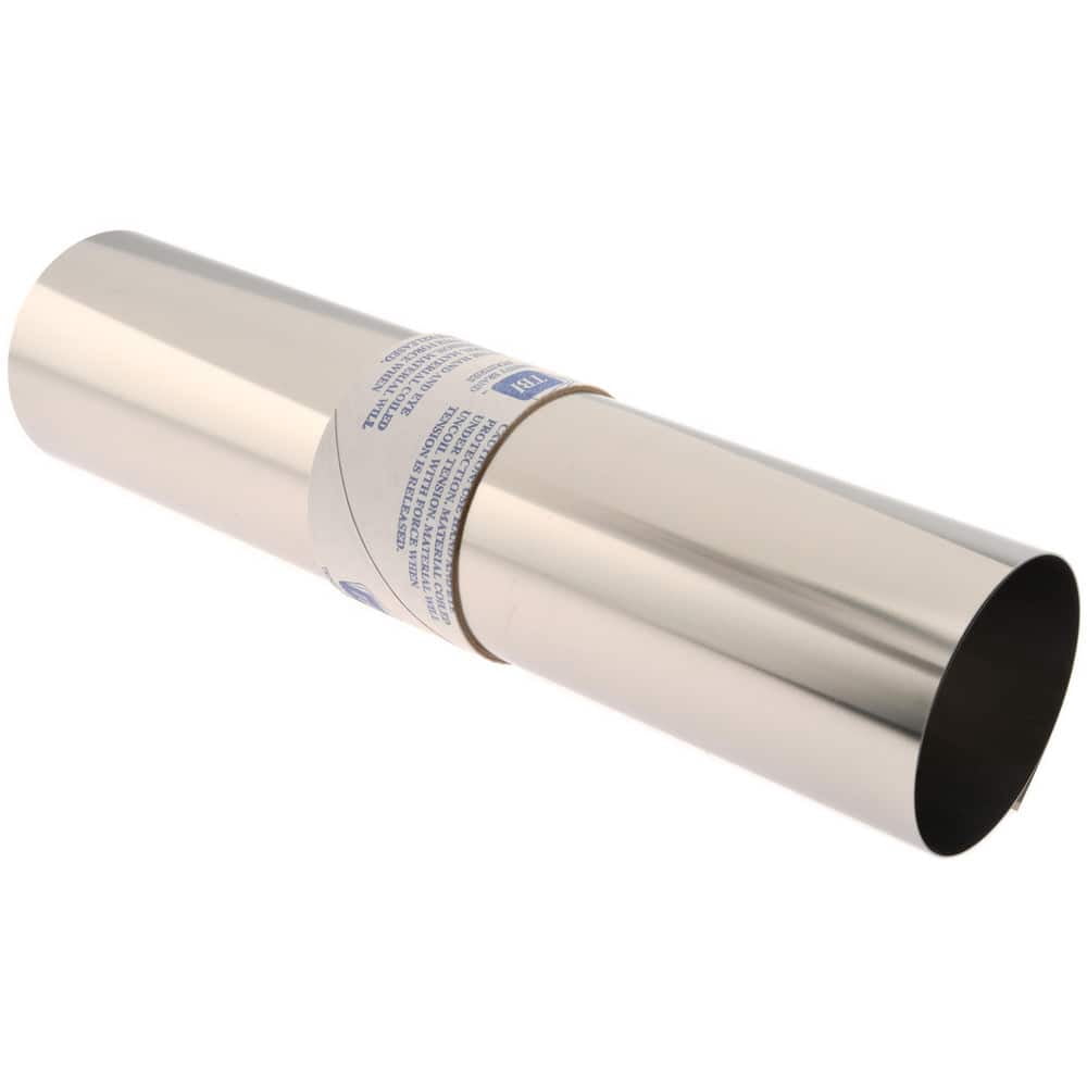 Type 302 Stainless Steel Shim Stock Roll 50" x 12" x 0.003" Thick, Made ...