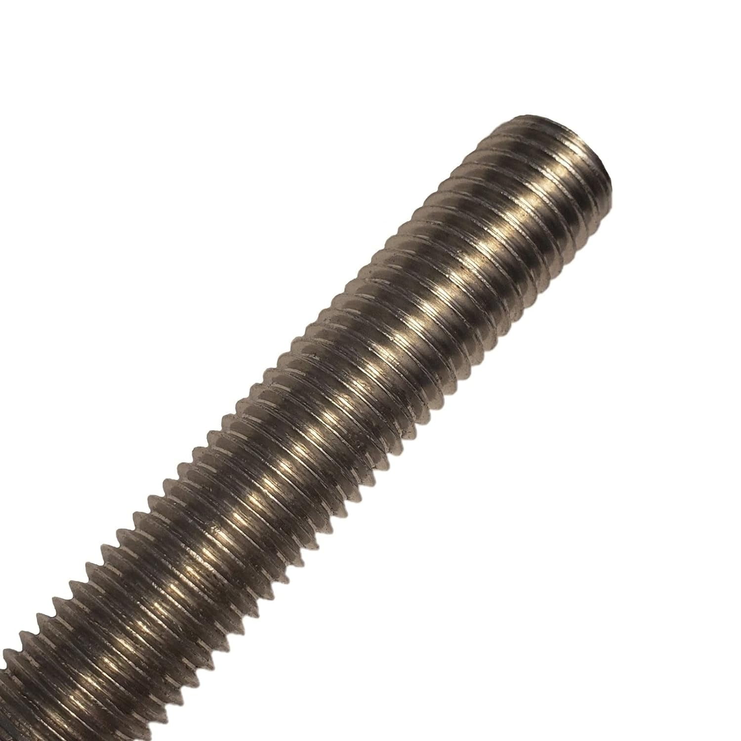 Type 316 Stainless Steel Fully Threaded Rod, 5/8" -11 Thread Size, 12 ...