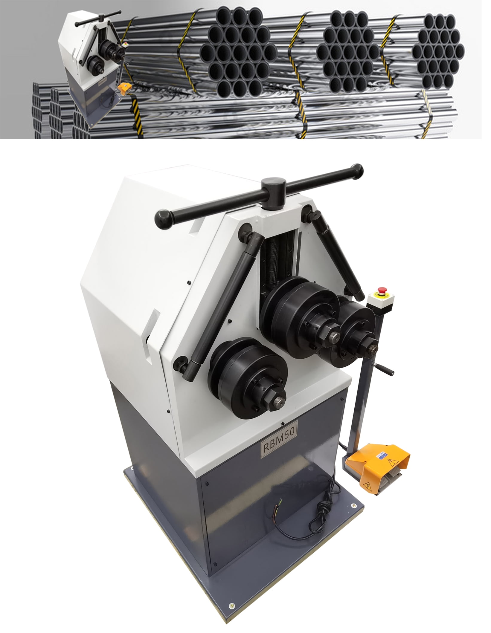 Type 50 Roll Bender Ring Roller Pinch Roll Bender Round Bending Machine ...