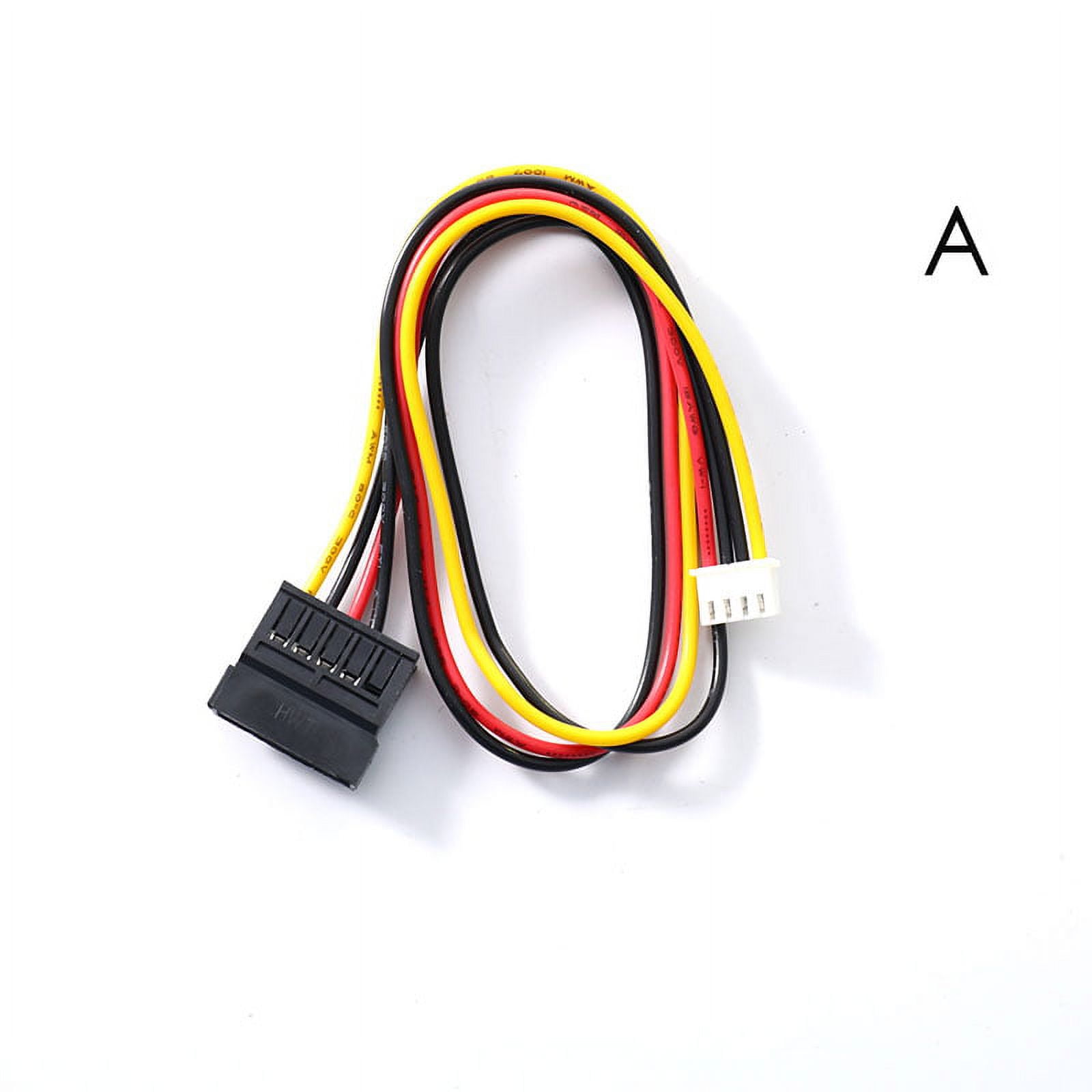 (Type A) SATA 15 Pin Female To 4 Pin Female FDD Floppy Adapter Hard ...