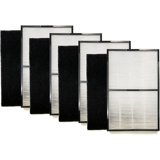 4pk Nispira True HEPA Filter, Compatible with Filtrete Air Purifiers ...