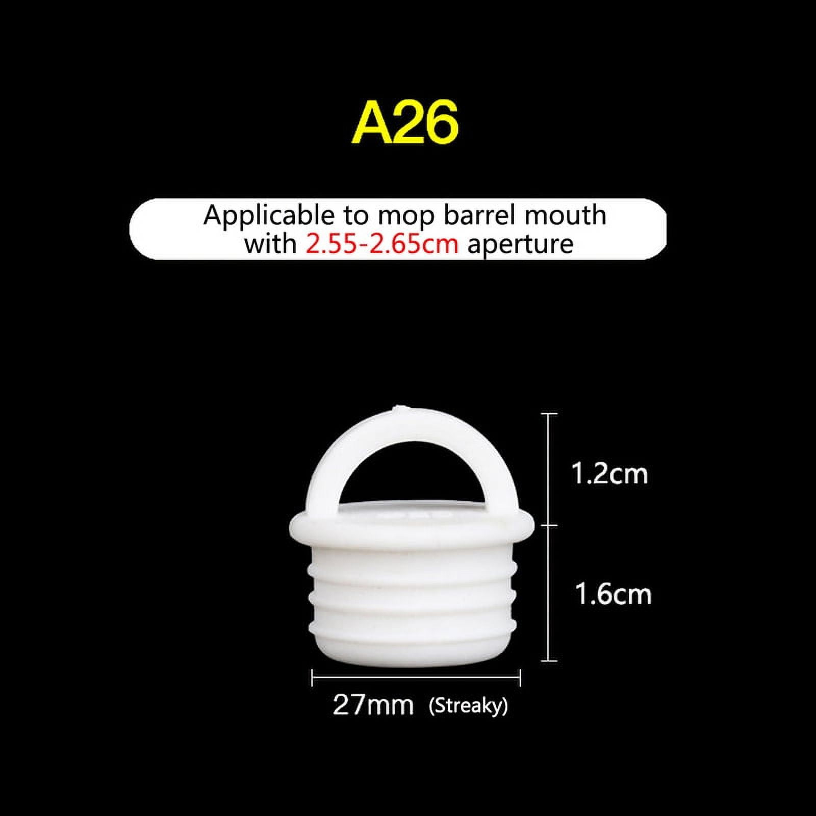 (Type A26) 5Pcs White Mop Bucket Drain Stopper Silicone Water Stopper ...