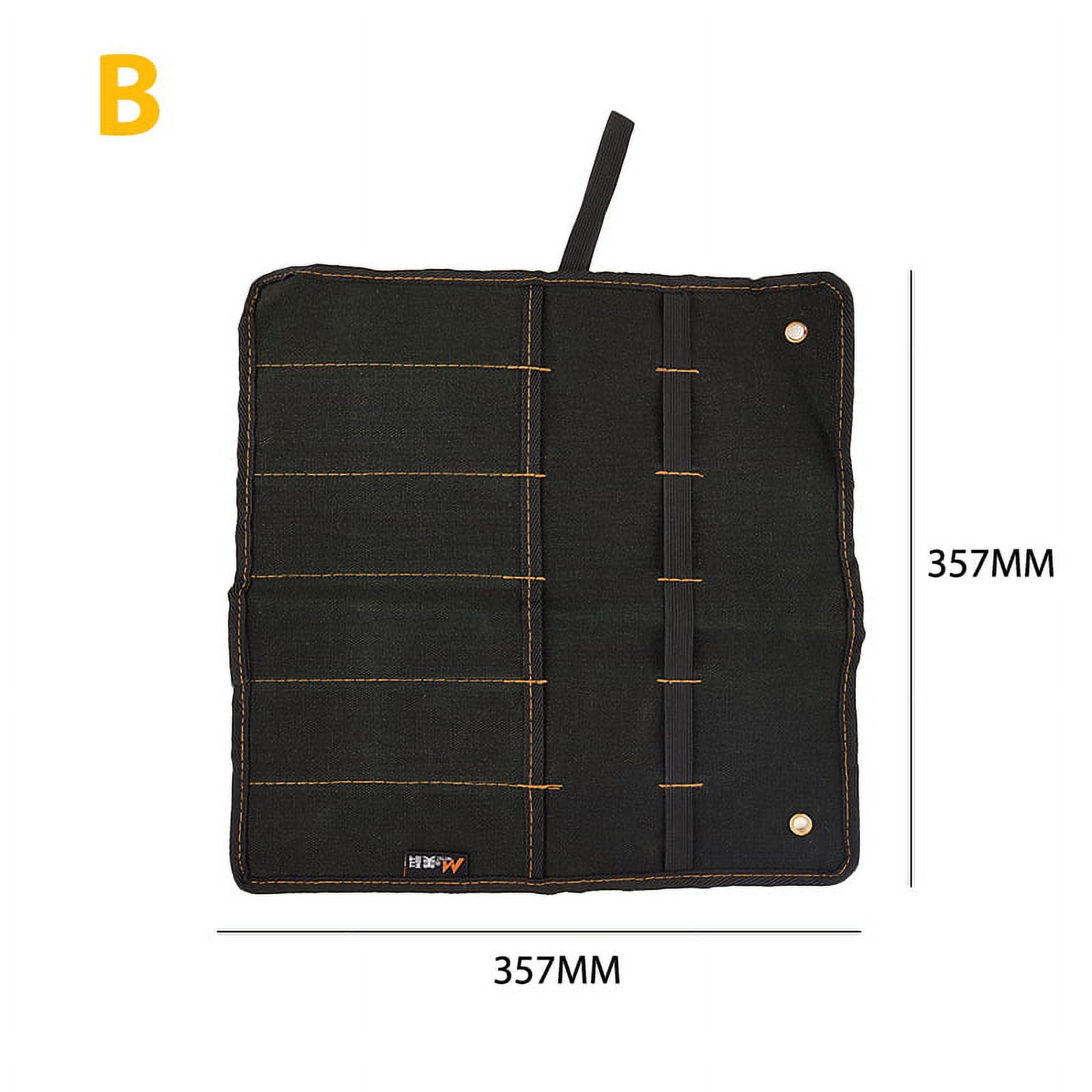 (Type B) Chisel Carrying Case Canvas Pocket Tool Roll Holder Wrench ...