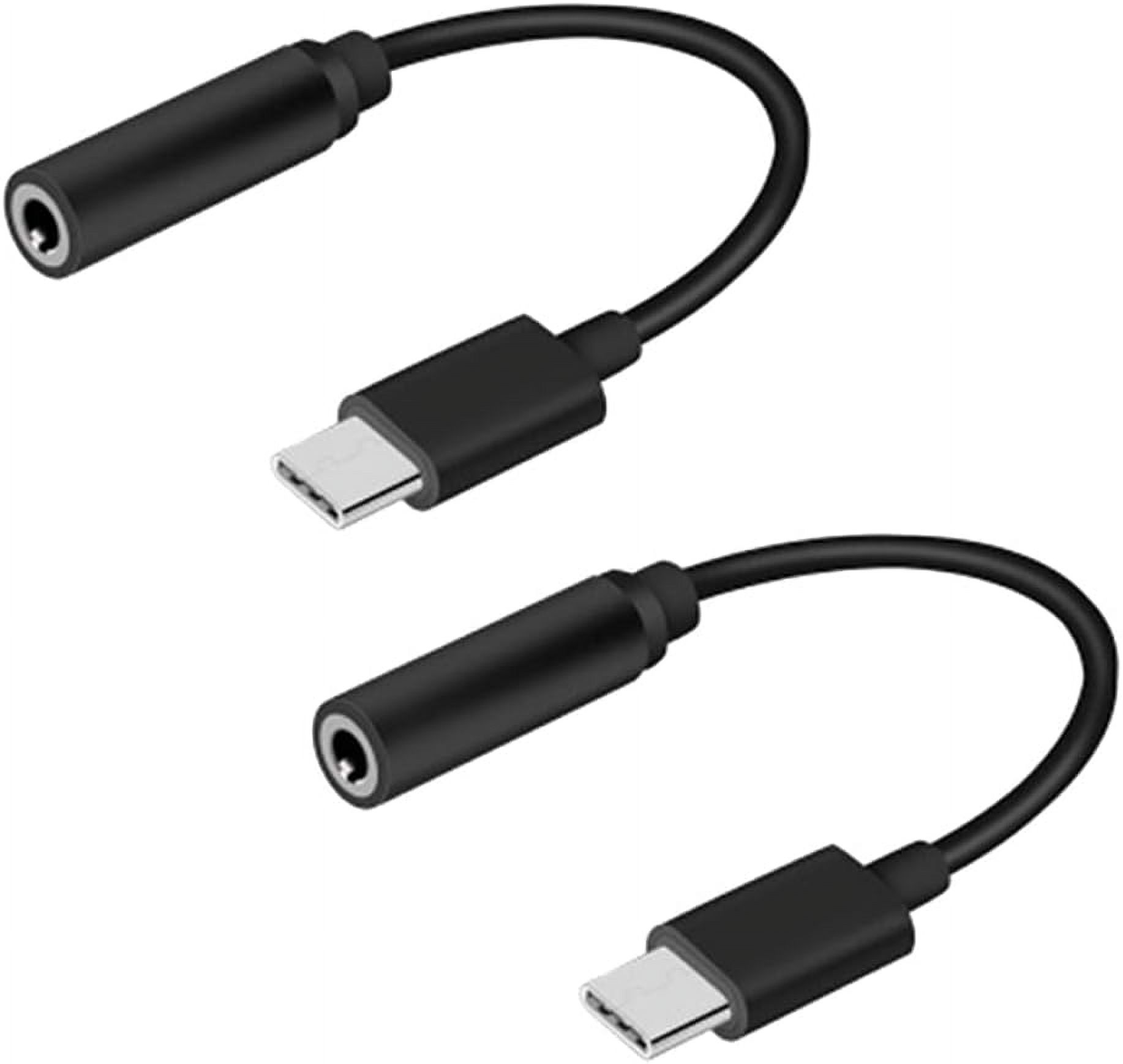 Type C to 3.5mm Audio Adapter Headphones Adapter 2pcs Type-c Aux Cable ...