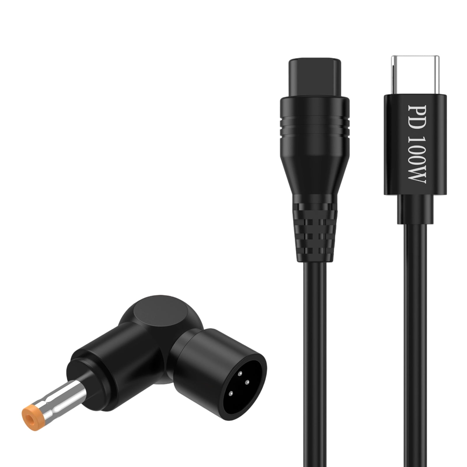 Type C 3Pin Power Cable With PD100W Charging with Adapter Option for ...