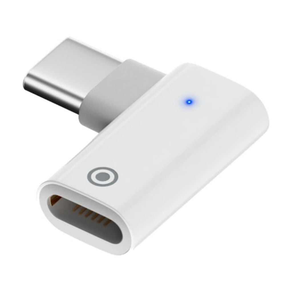 Type C/8Pin to 8Pin Female Charger Converters with LED Light for Pencil ...