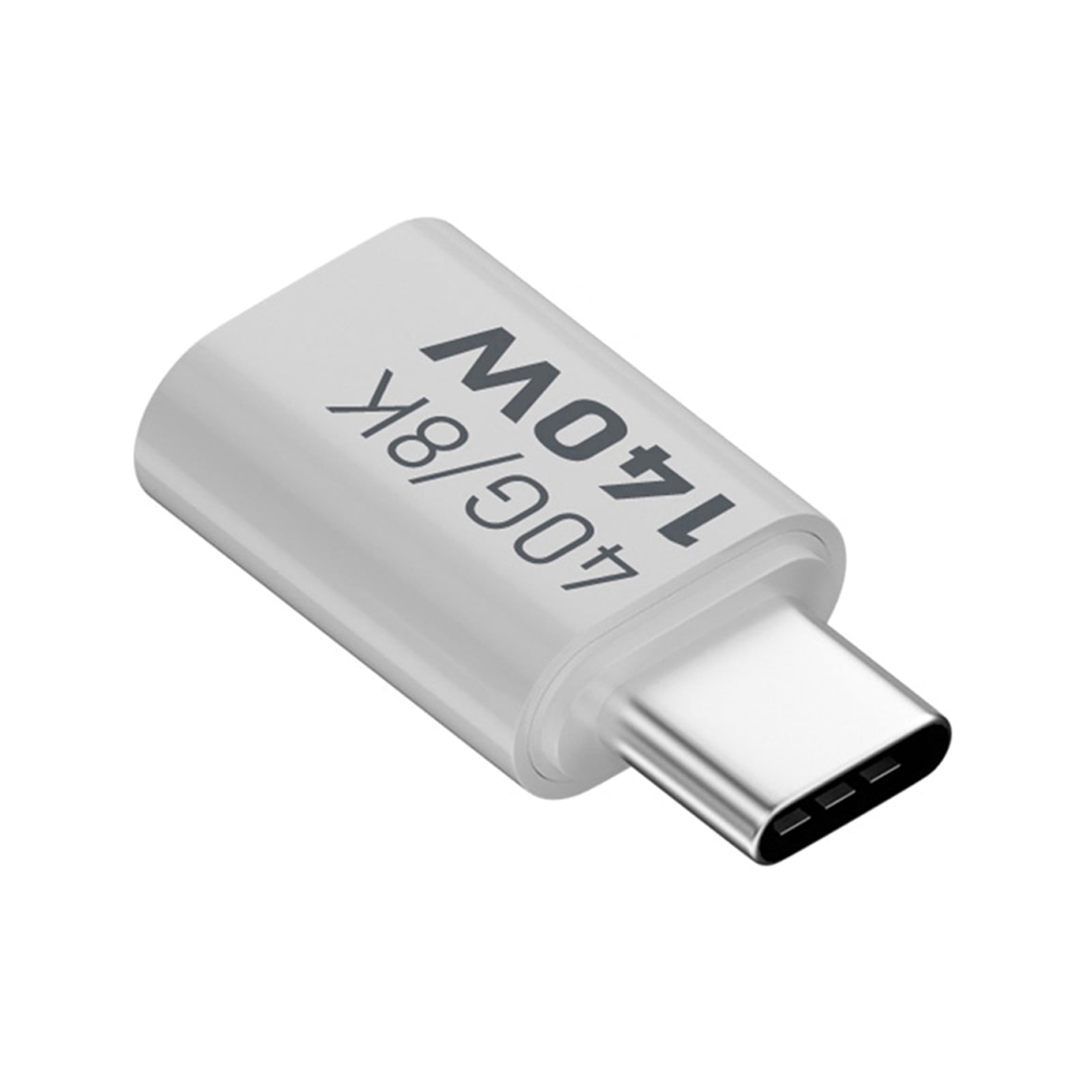 Type-C Adapter 140W 40G 8K UsbC Connector for Laptops Smartphones and ...