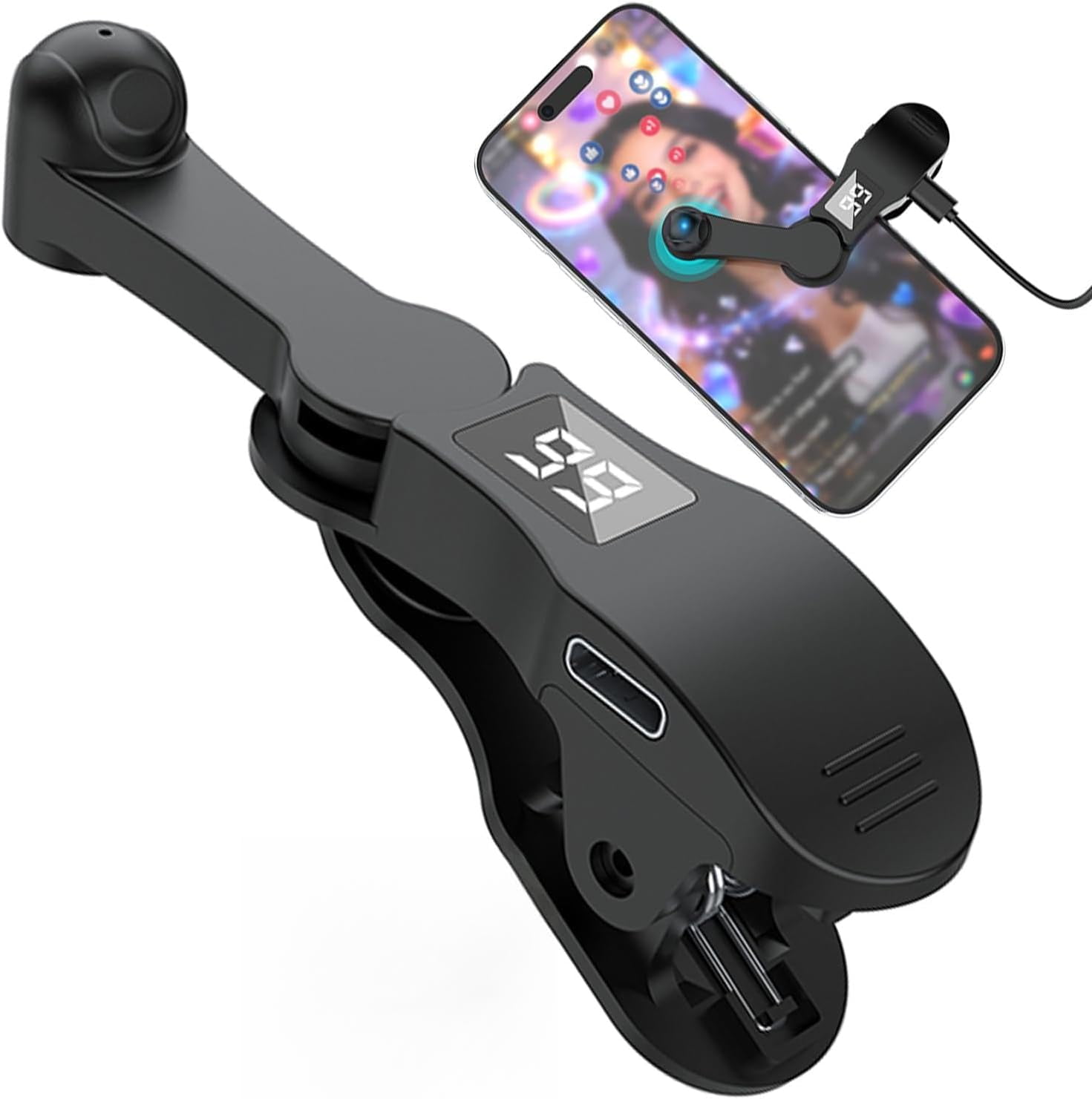 Type-C Auto Clicker, Adjustable Speed Screen Touch Simulator with Quiet ...