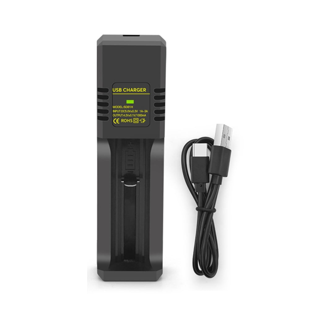 Type C Battery Charger Dock 1-Slot Portable Battery Charging Box for ...