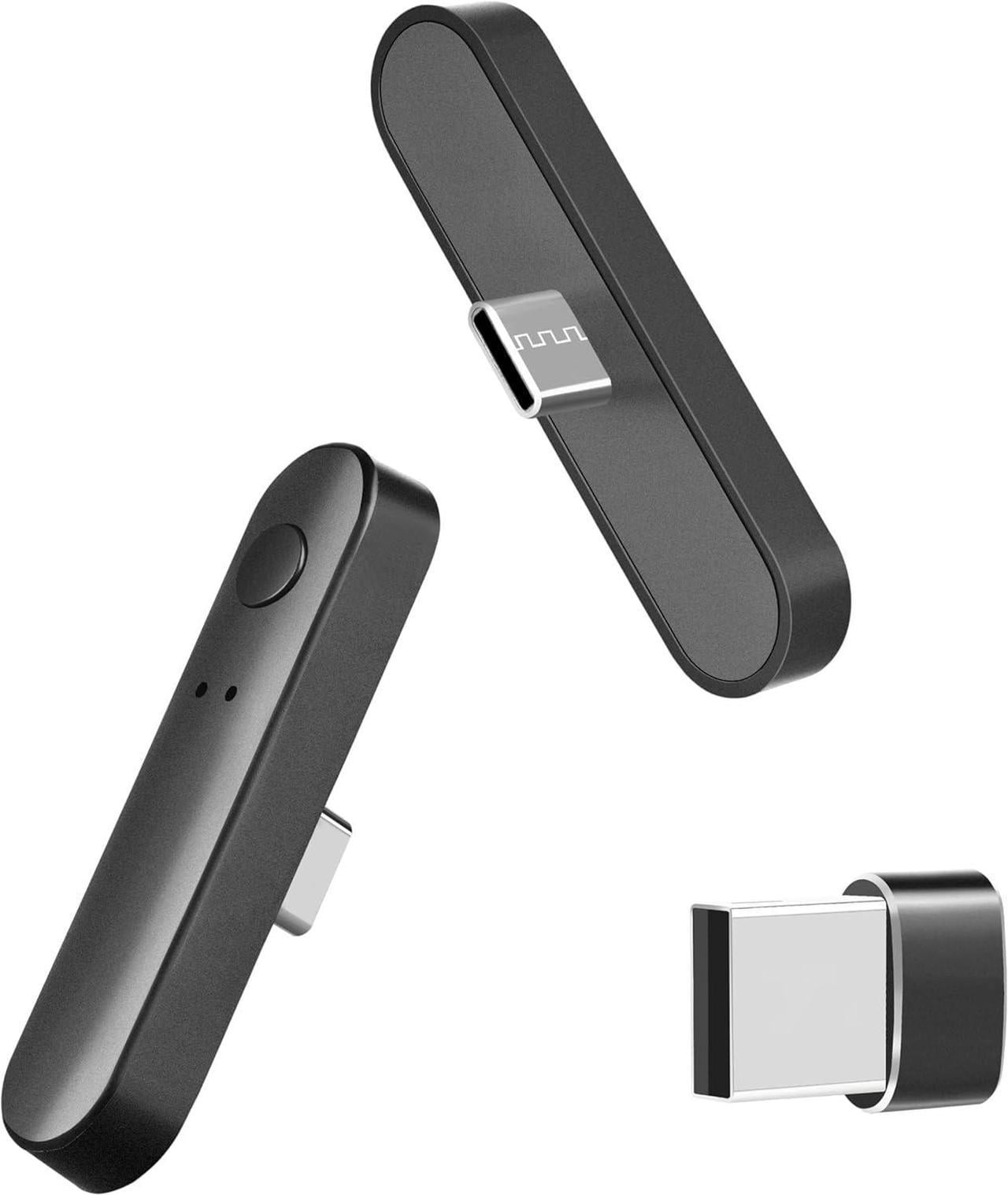 Type C Bluetooth 5.0 Transmitter USB Gaming Console PC Wireless Audio Transmitter for PS4, PS5 ...