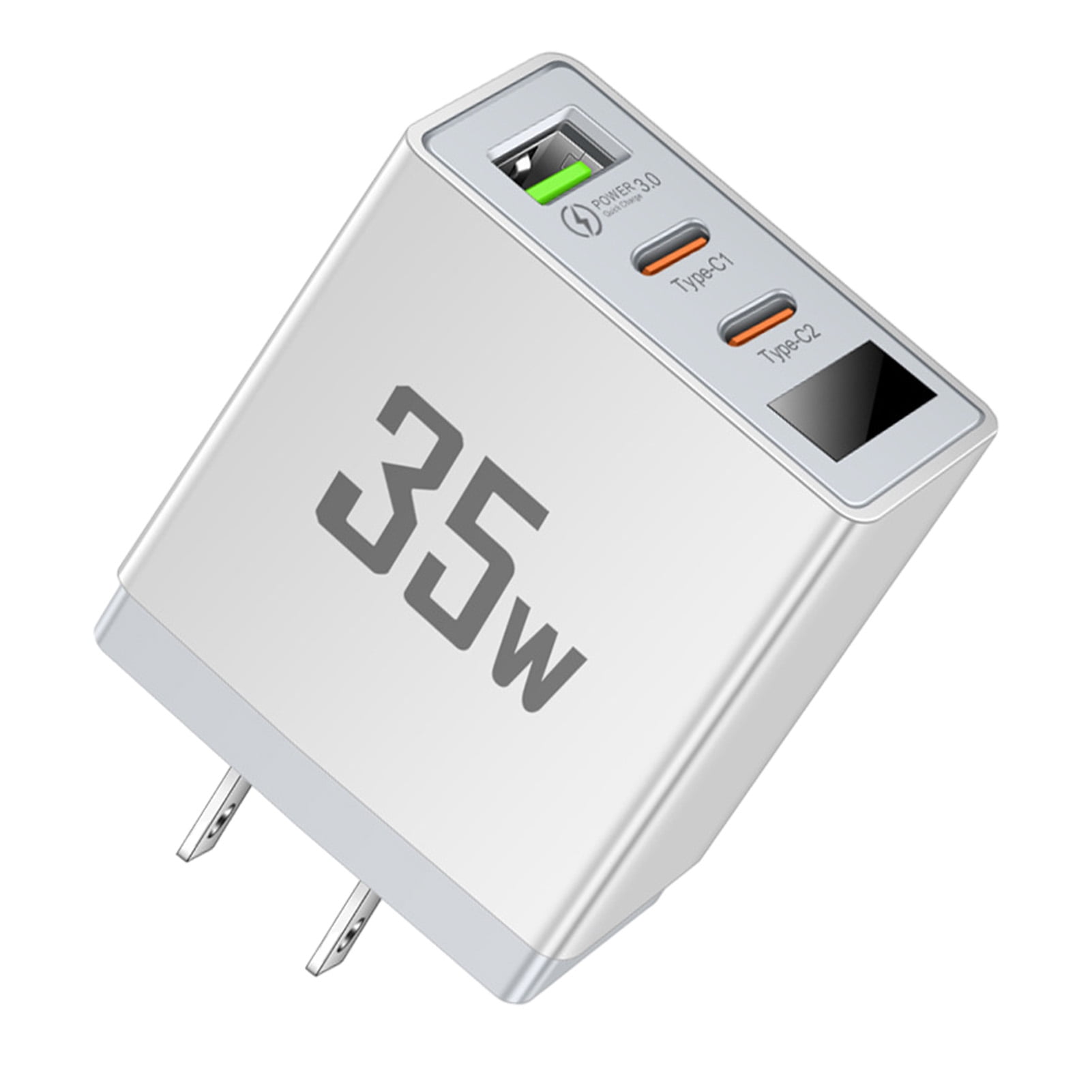 Type C Charger Fast Charging, 35W Powerful Wall Charger PD USB C Fast Charge, Travel Adapter USB ...