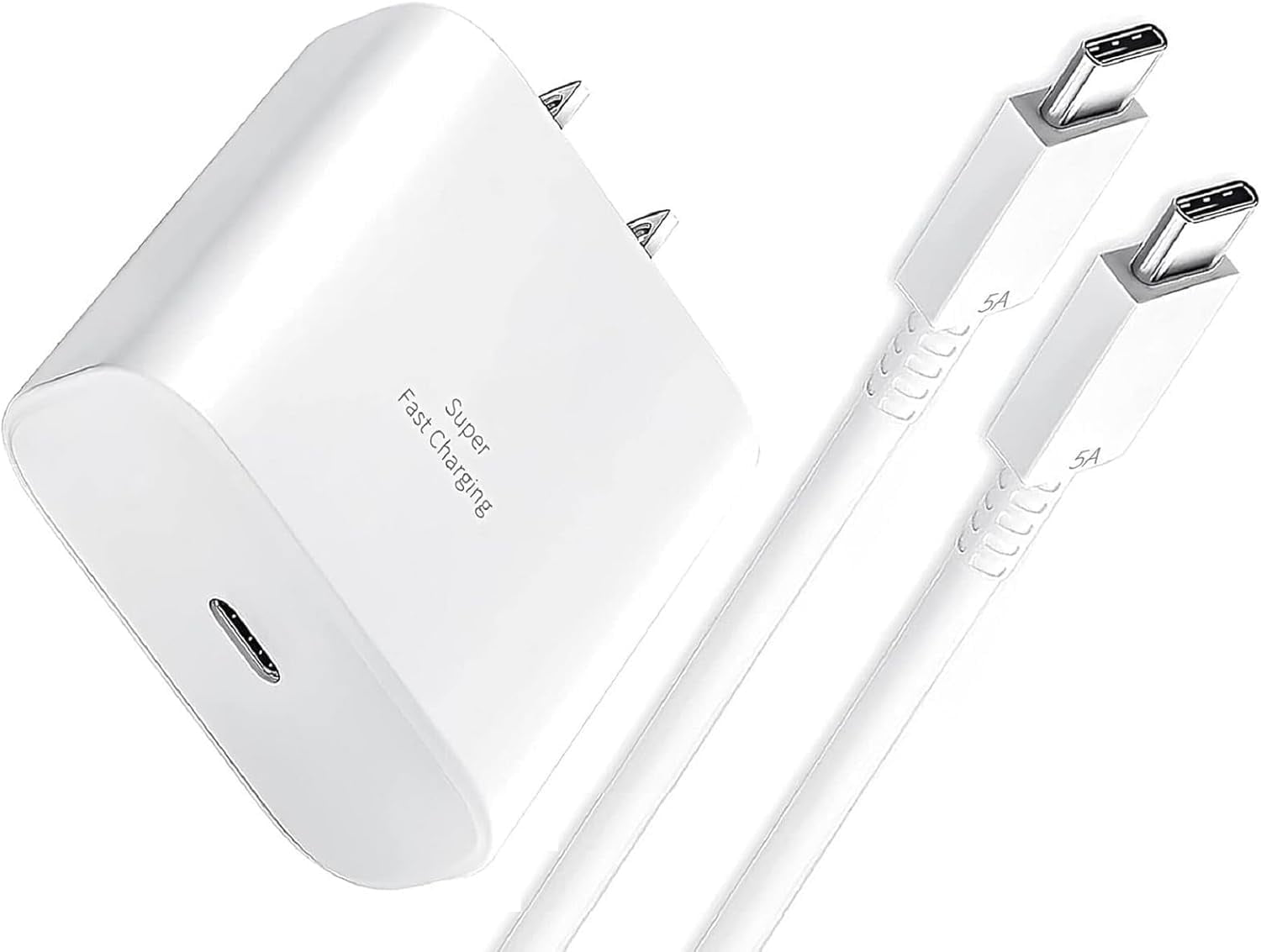 Type C Charger Fast Charging, 45W Android Charger USB C Block, Super ...