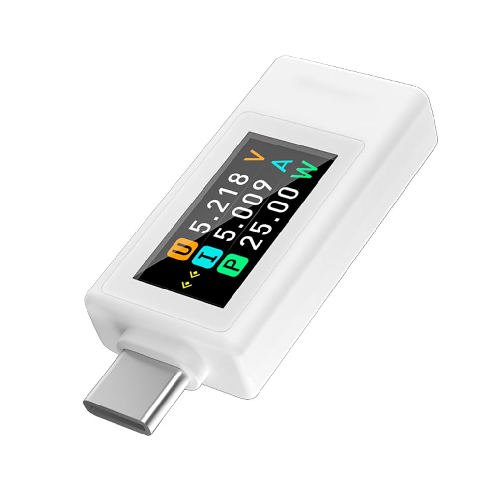 Type-C Color Screen Current Voltage Test Meter Monitor Power Meter ...
