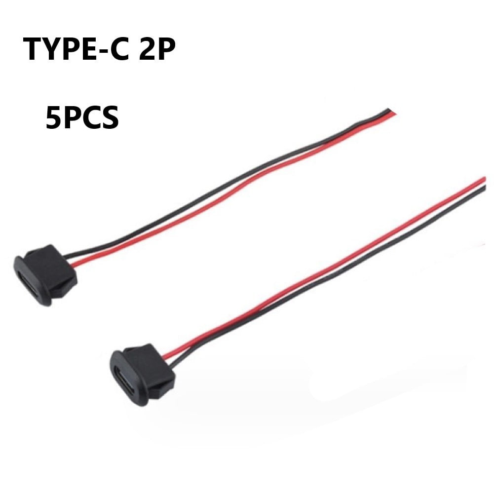 Type-C Connector Female 3A High Current Fast Charging Port Charger ...