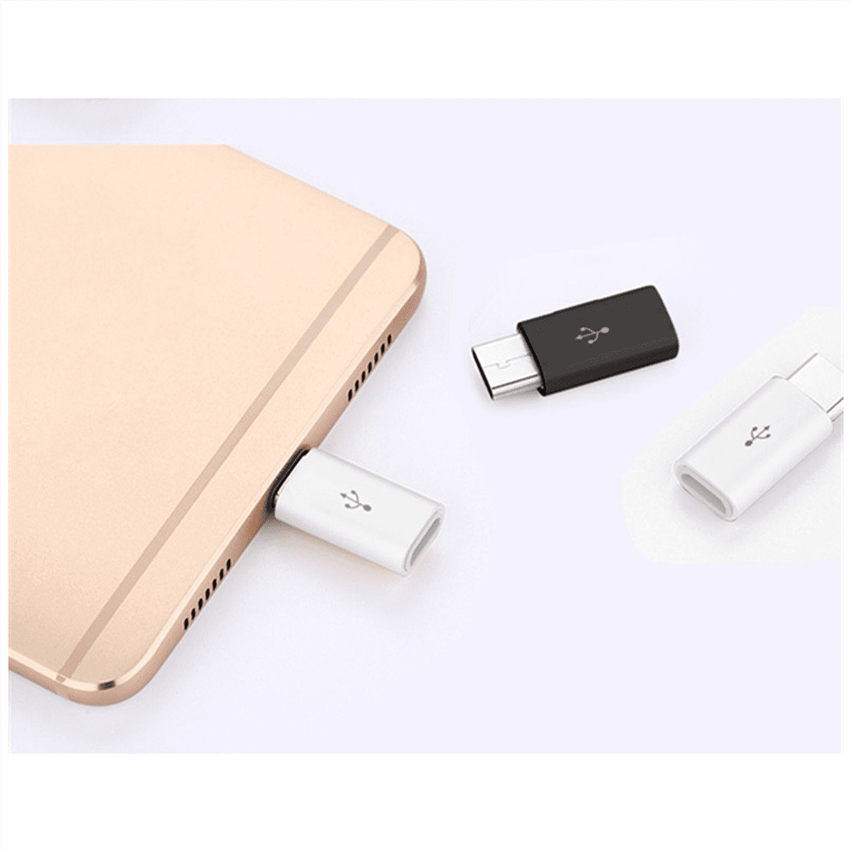 Type-C Converter Adapter Android Mini to Type-C OTG Converter Head Data ...