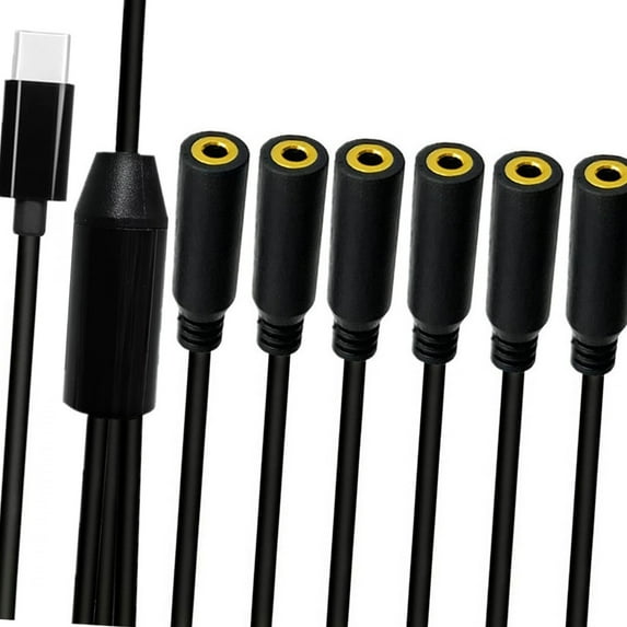 Type C Digital To Analog Sound Cable General Type C Headphone Adapters ...