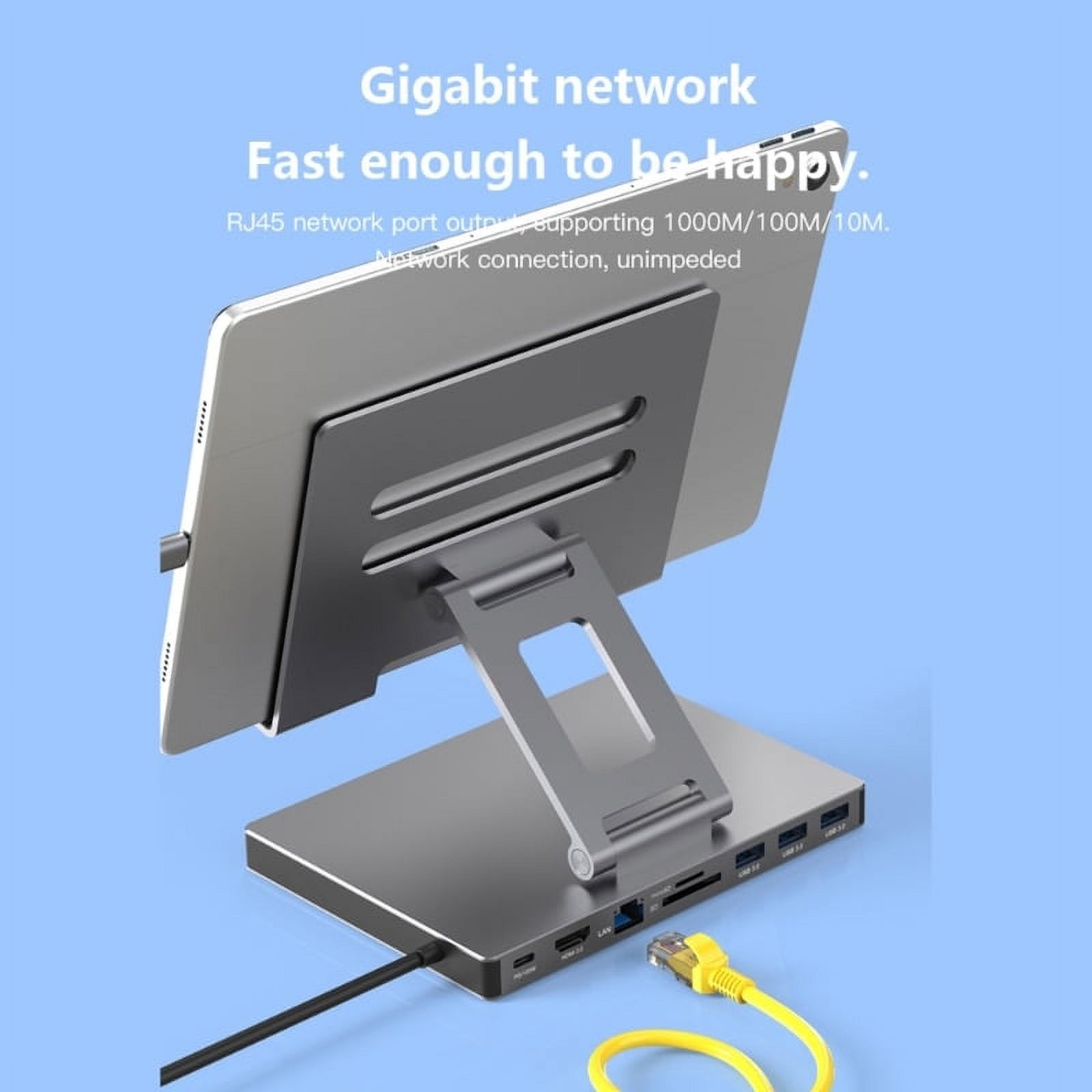 Type C Docking Station 9 In 1 2Xhdmi4K Usb3.0 5Gb Pd3.0 Usb3.0 ...