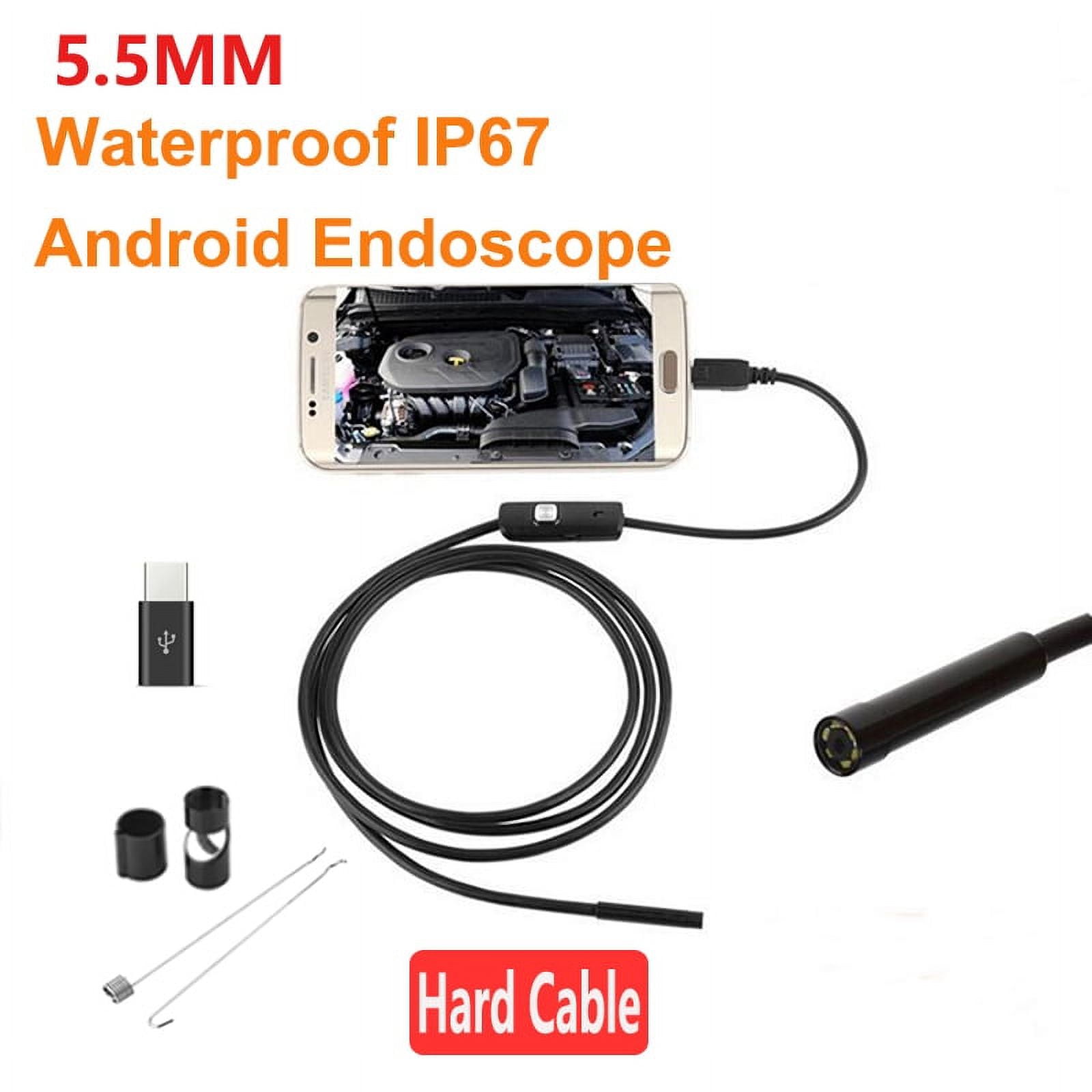 Type C Endoscope Camera Flexible Mobile Borescope Phone USB For Cars ...
