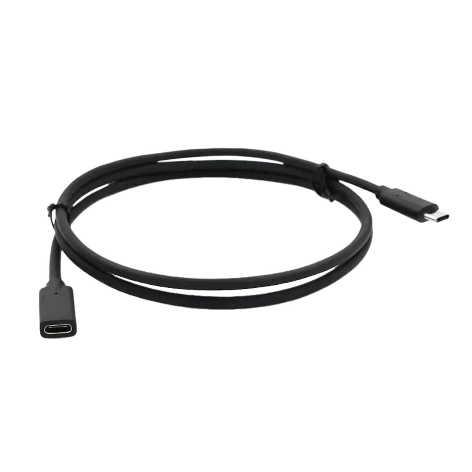 Type C Extension Charging Data Audio Video Rotating Female Extension 1m ...