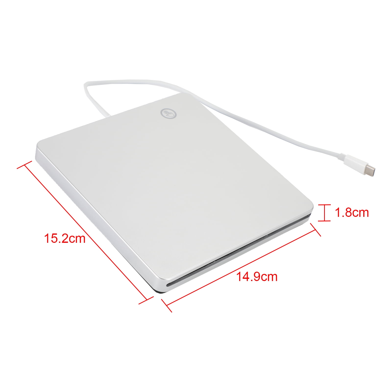 Type-C External Blu ray Drive BD DVD Combo Player Reader With Touch ...
