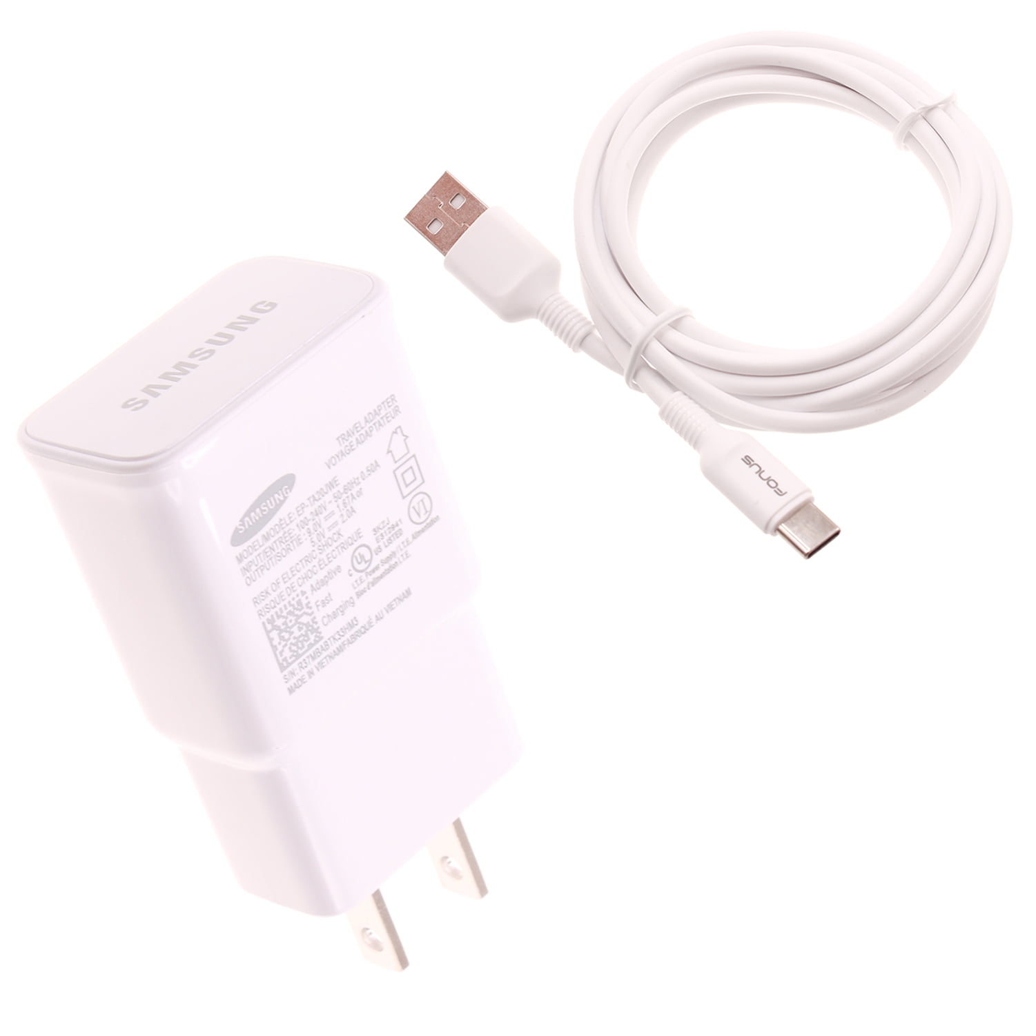 Type-C Fast Home Charger for Galaxy Z Fold 3 5G/Flip 3 5G - 6ft USB ...