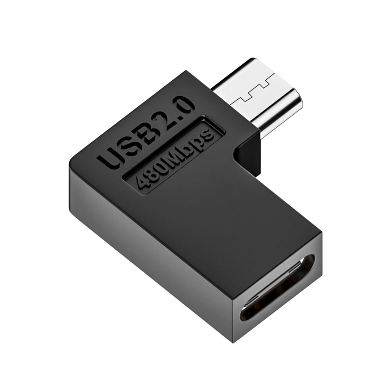 Type C Female To USB Male Converter 480mbps Type C To USB 90 Degrees ...